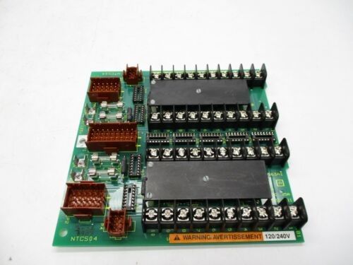 ABB NTCS04 PC BOARD I/O TERMINATION CONTROL UNIT 120/240 VDC Module ...