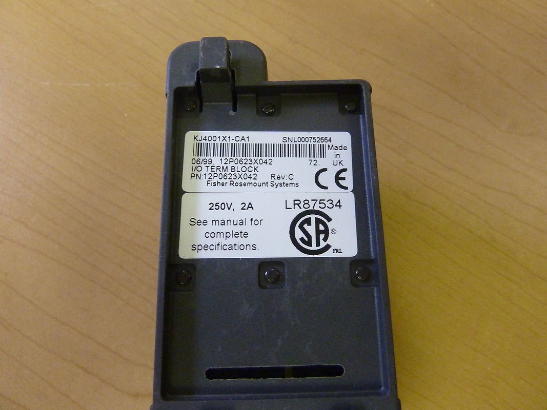 KJ4001X1-CA1 DeltaV Input Output Terminal Block,The integrated process ...