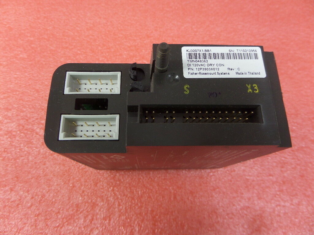 KJ3207X1-BB1 DeltaV Discrete Input Card, input module 8 point digital ...