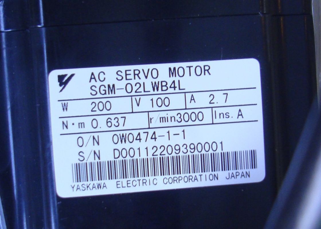 SGM-02LWB4L new original, 200W , 100V, 12-bit Absolute Encoder a Motors ...