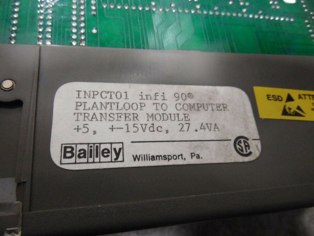 ABB INPCT01 Plantloop To Computer Transfer Module For Perform FFT ...