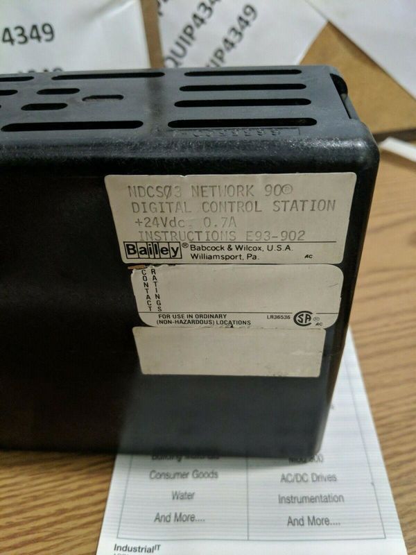 ABB NDCS03 Digital Control Station Enhanced Controller 24VDC Digital I ...