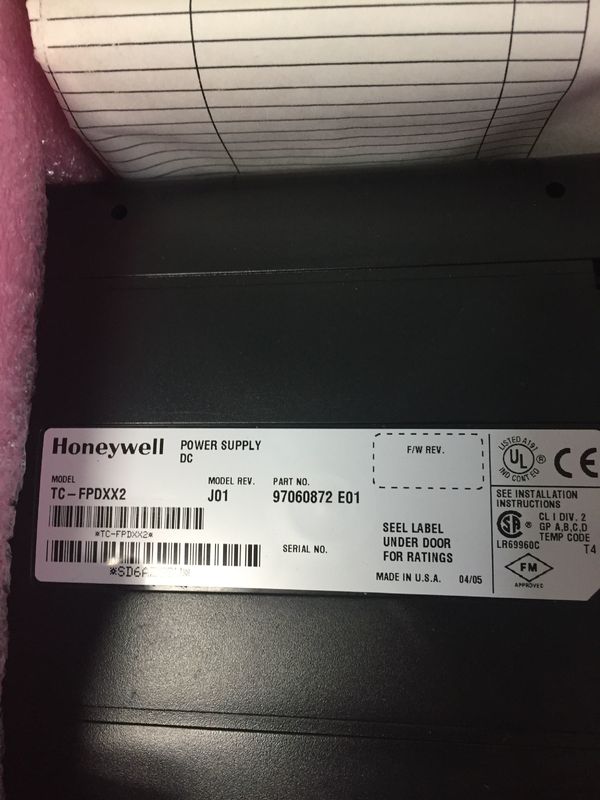 Honeywell PLC TC-FPDXX2 TK-FPDXX2 POWER SUPPLY Redundancy MODULE P N ...