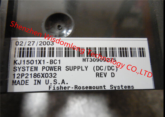 Emerson Delta V Fisher Rosemount KJ1501X1-BC1 System Power Supply (DC ...
