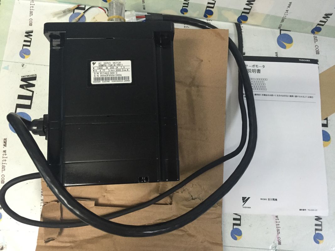SGMPH-15A1A-YR11 Yaskawa AC Industrial Servo Motor 1500W 200V Brand New