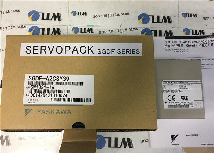 Yaskawa 3 Phase Servo Motor Driver , 20W 24V Analog Servo Drive SGDF ...