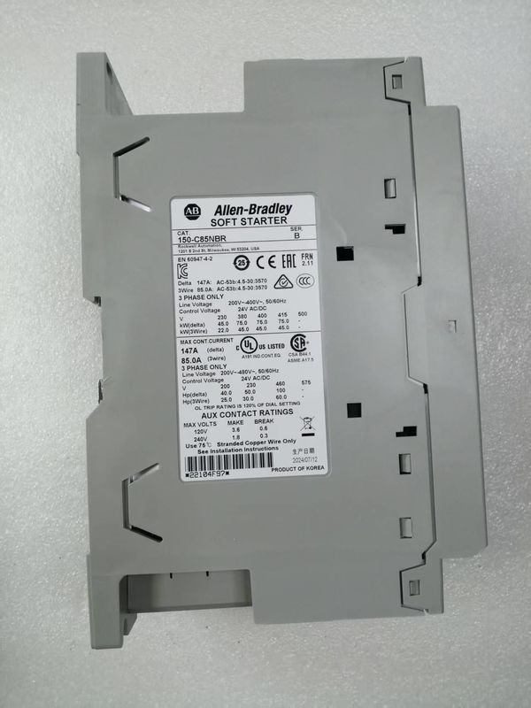 Allen-Bradley 150-C85NBR SMC-3 85A Smart Motor Controller Imported ...