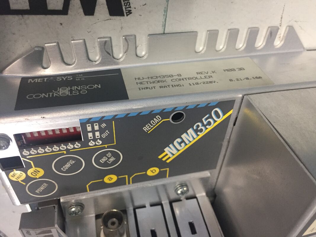 Johnson Controls Industrial Servo Drives NU-NCM350-8 METASYS NU-NCM350 ...