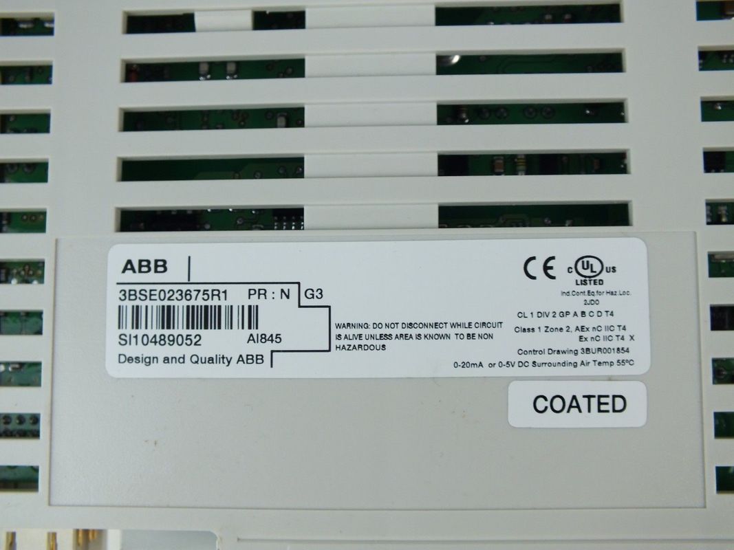 New ABB I O Module 3BSE023675R1 AI845 Analog Input. Redundant or Single 1x8ch. HART