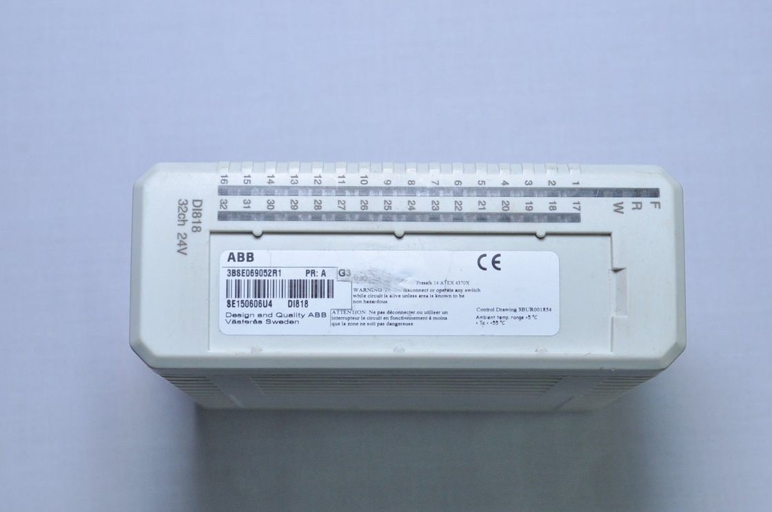 ABB S800 I/O DIGITAL INPUT Module DI818 3BSE069052R1 Input 4.3mA at 24 ...