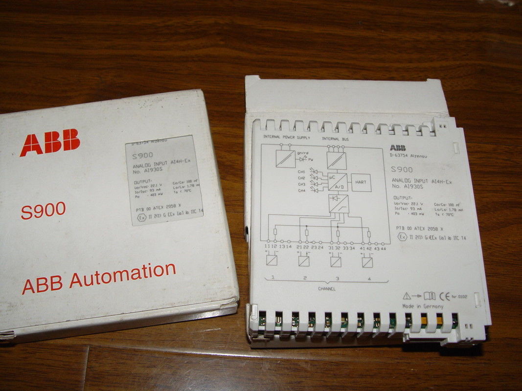 ABB S900 I/O Analog Module DX910B Digital Input or Output (DIO8-B ...