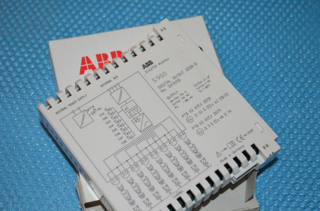 ABB S900 I/O Analog Module DX910B Digital Input or Output (DIO8-B ...