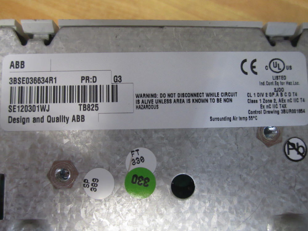 New ABB S800 I/O Module 3BSE036634R1 TB825 Multi Mode Modulebus Optical ...