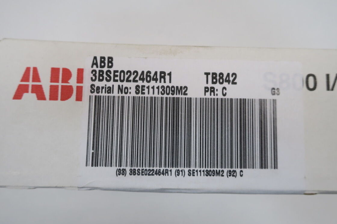 ABB BAILEY DCS S800 I/O Module TB842 3BSE022464R1 Modulebus Optical ...