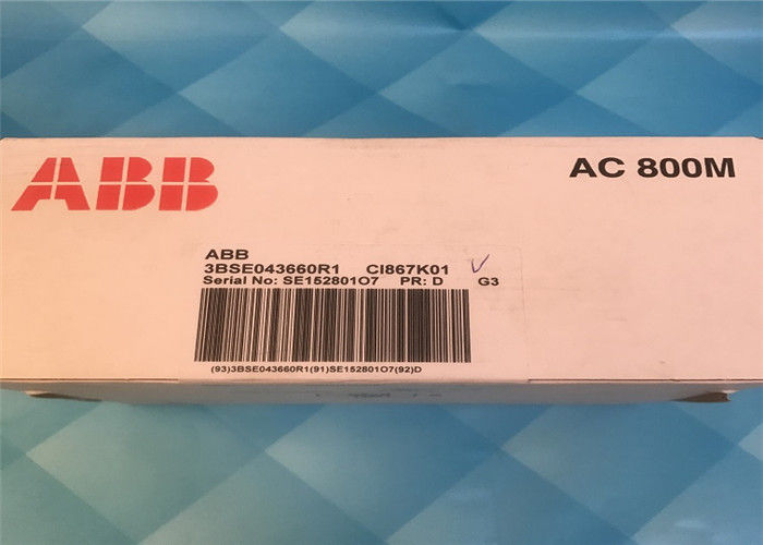 ABB CI867 3BSE043660R1 10/100 Mbit/s (Ch1), 10 Mbit/s (Ch2) Digital I O ...