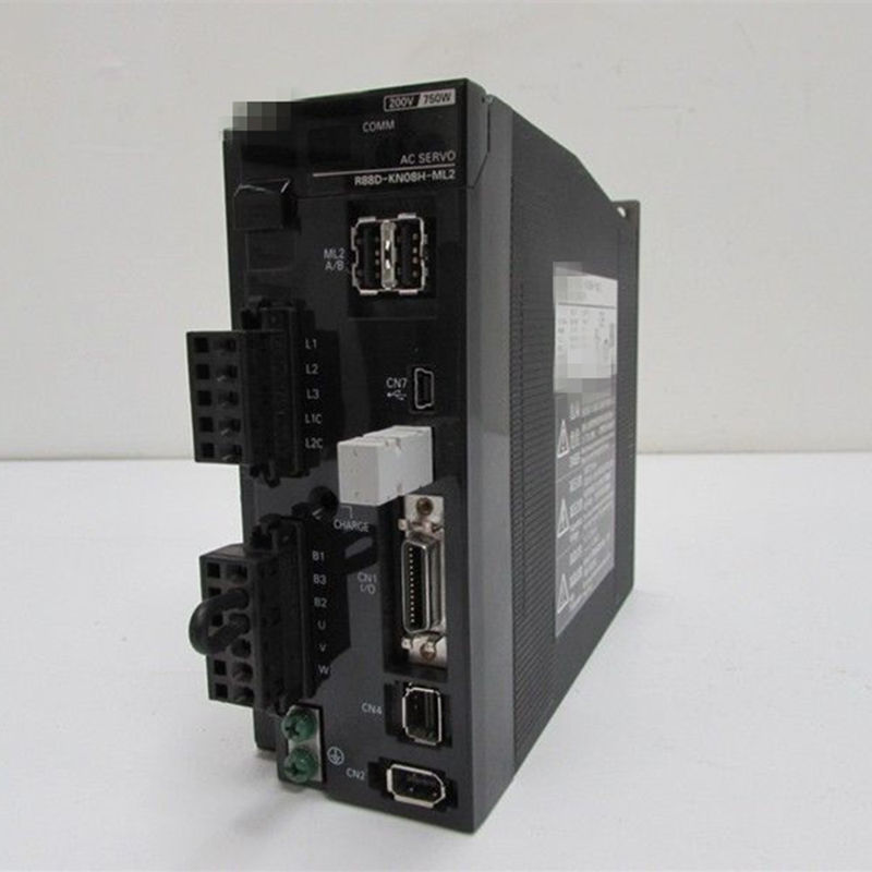 R88D-KN08H-ML2 OMRON AC Servodriver , MECHATROLINK-II , Single-Three Phase 200 VAC , 750W