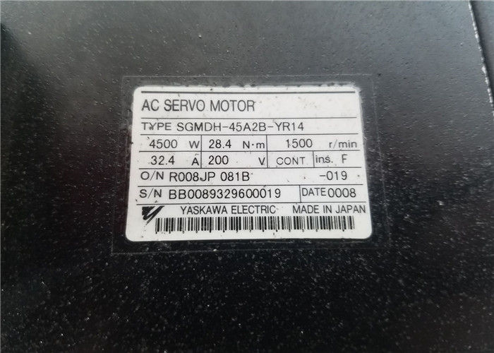 Industrial Servo Motor Yaskawa Electric 4500 W 1500 RPM SERVO MOTOR ...