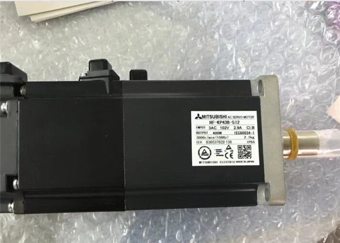 Mitsubishi Sewing Machine Industrial Servo Motor HF-KP43B-S12 3AC 102V 2.9A