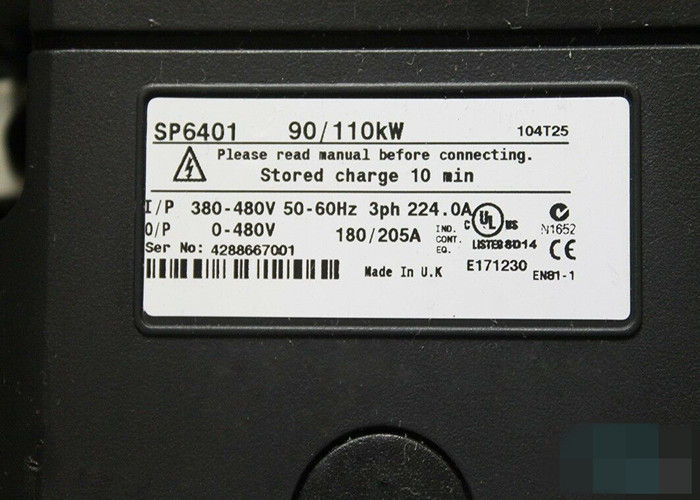 Nidec Control Techniques Unidrive SP6401 90kw/110kW Inverter 0-480V 180 ...