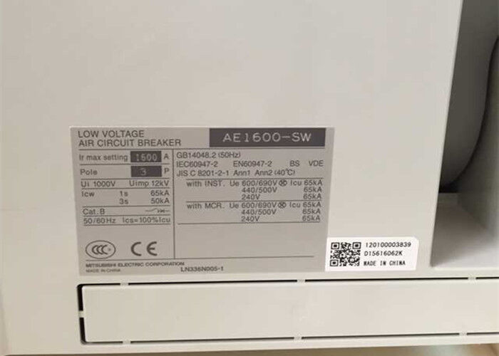 MITSUBISHI 1600A ACB AE1600-SW Low-Voltage Functional Air Circuit ...