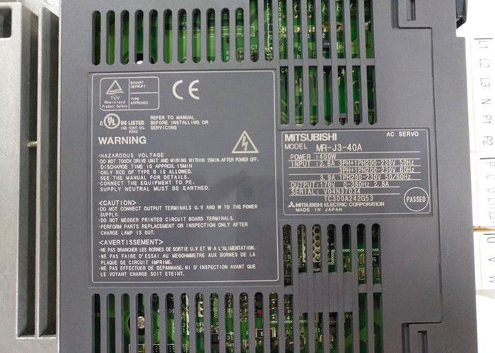 MITSUBISHI Amplifier MR-J3-40B-RJ 400W INDUSTRIAL AC SERVO DRIVER ...