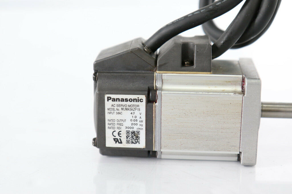 Panasonic 50W MUMA5AZP1S Incremental Servo Motor 100V /200V 5000 rpm ...