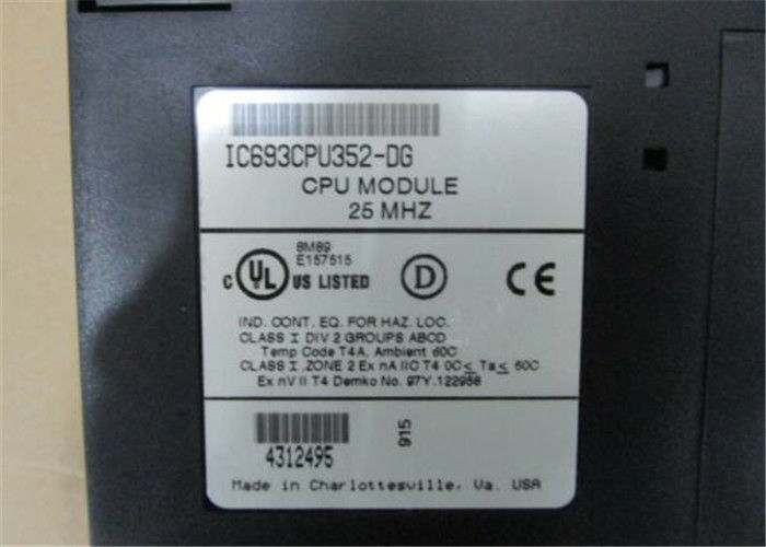 GE Fanuc IC693CPU352 240K Bytes configurable user memory, 4K I/O, 8 ...