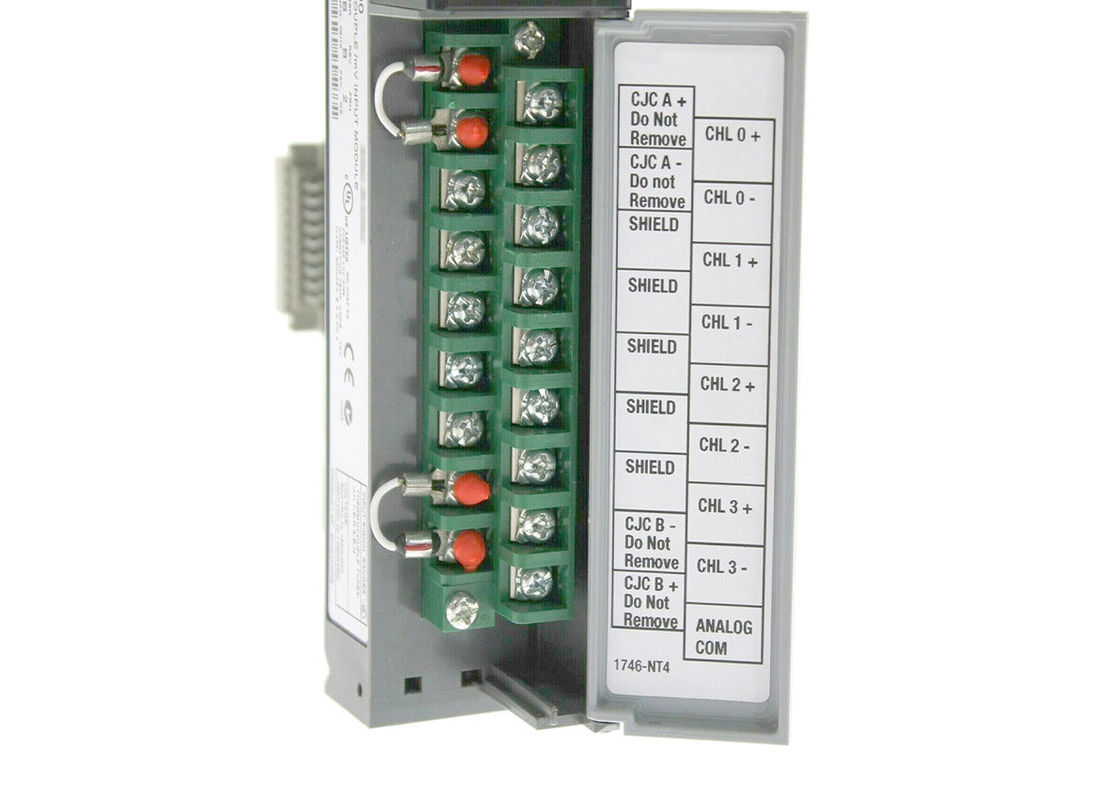 AB 1746-NT4 ， SLC 500 Thermocouple/MV Analog Input Module ， 16 Bits In ...