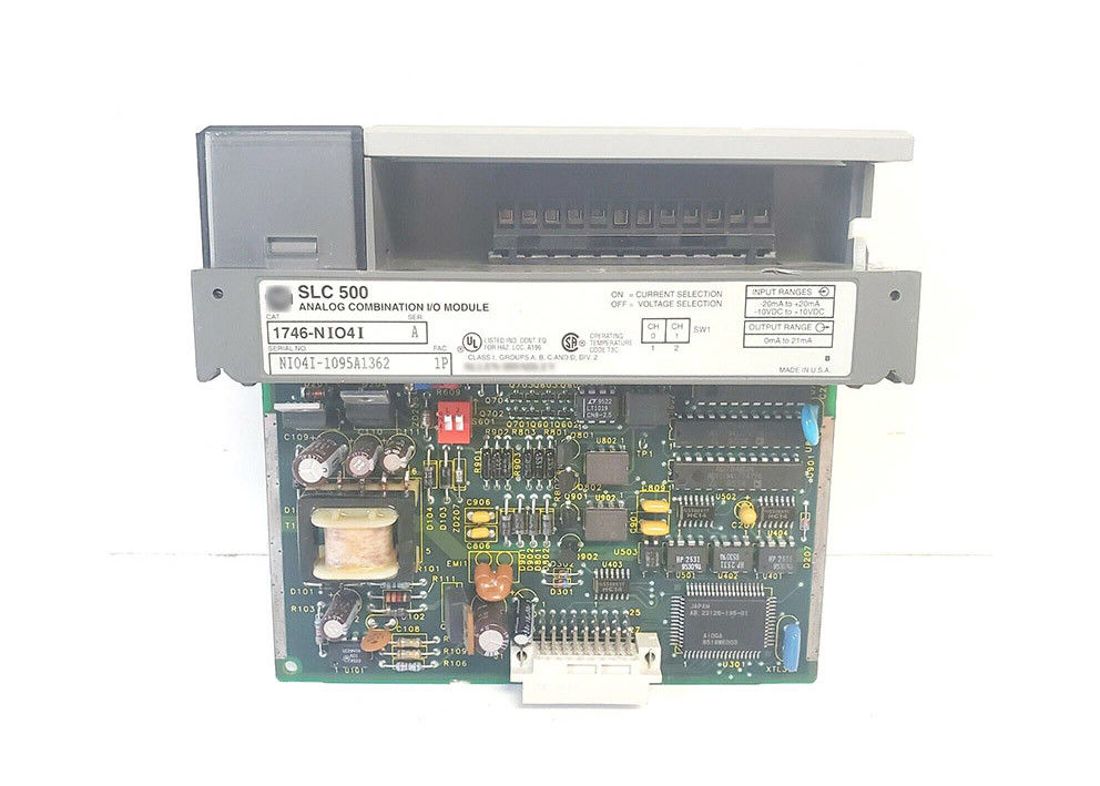 AB 1746-NIO4I ， -20 to +20 mA; -10 to +10V dc ， SLC 500 Analog ...