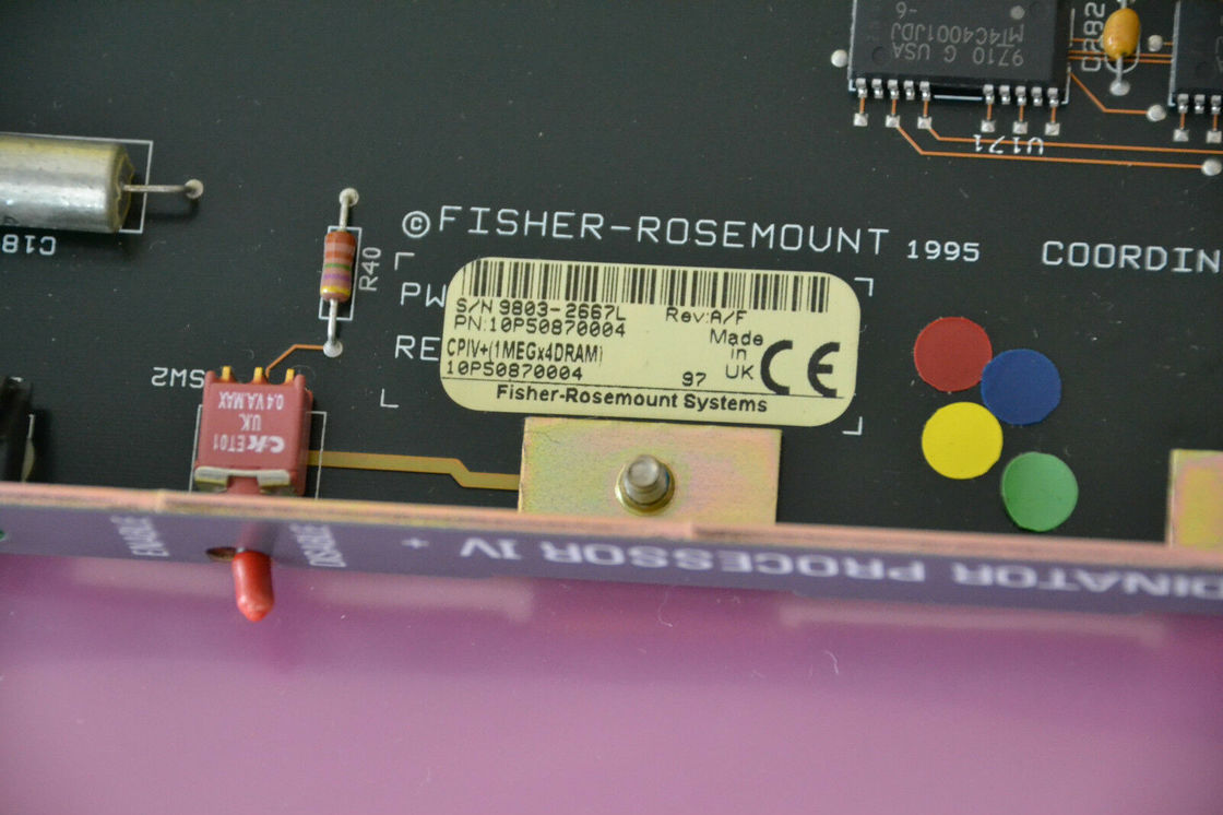 Emerson 10P50870004 Coordinator Processor Card IV Assembly LED Light ...