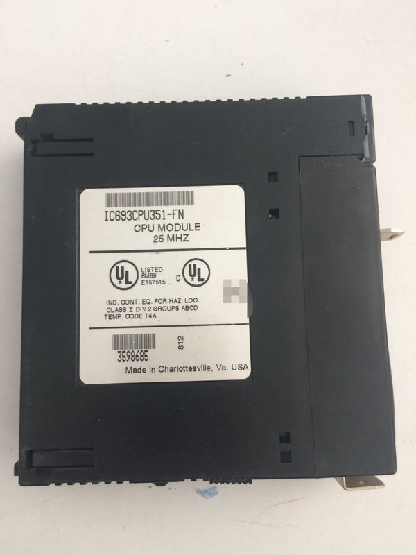 GE FANUC IC693CPU351 SINGLE SLOT CPU MODULE 4K I/O 8 RACKS 25 MHZ