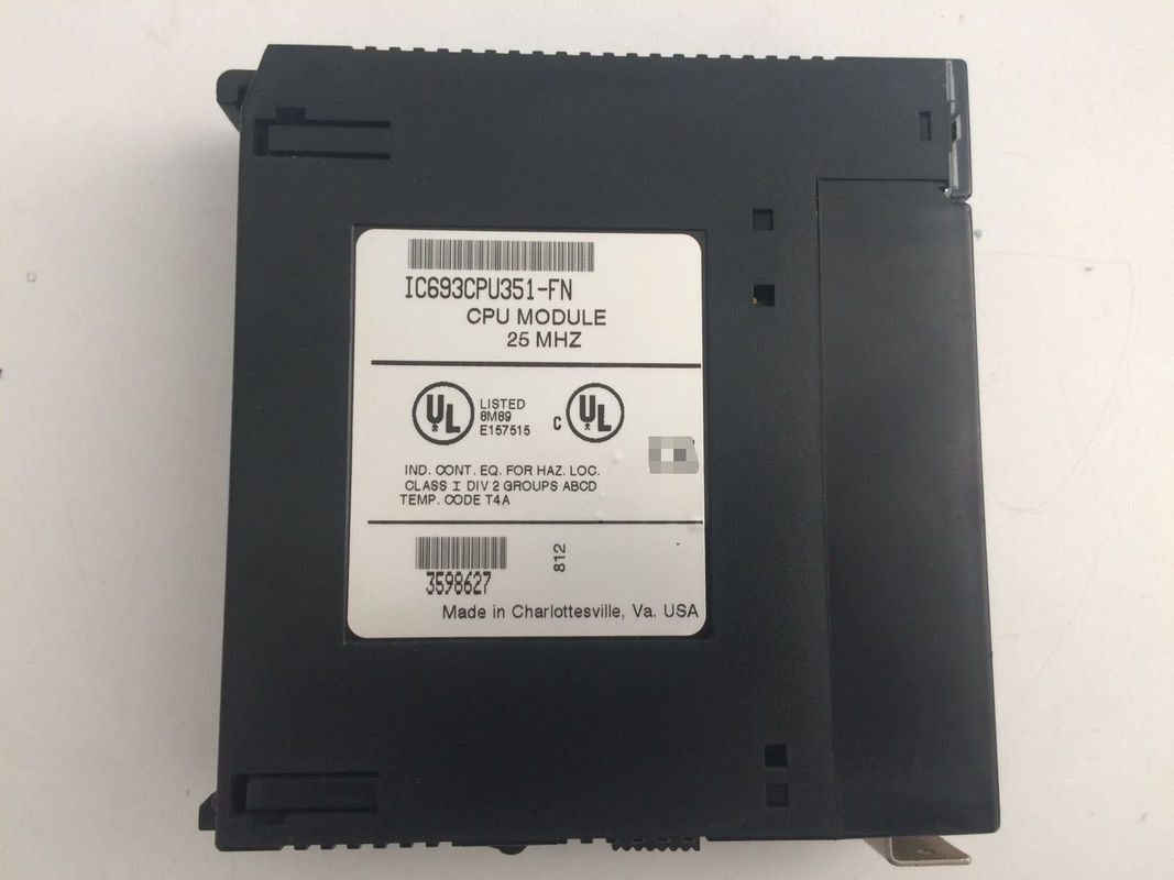 GE FANUC IC693CPU351 SINGLE SLOT CPU MODULE 4K I/O 8 RACKS 25 MHZ