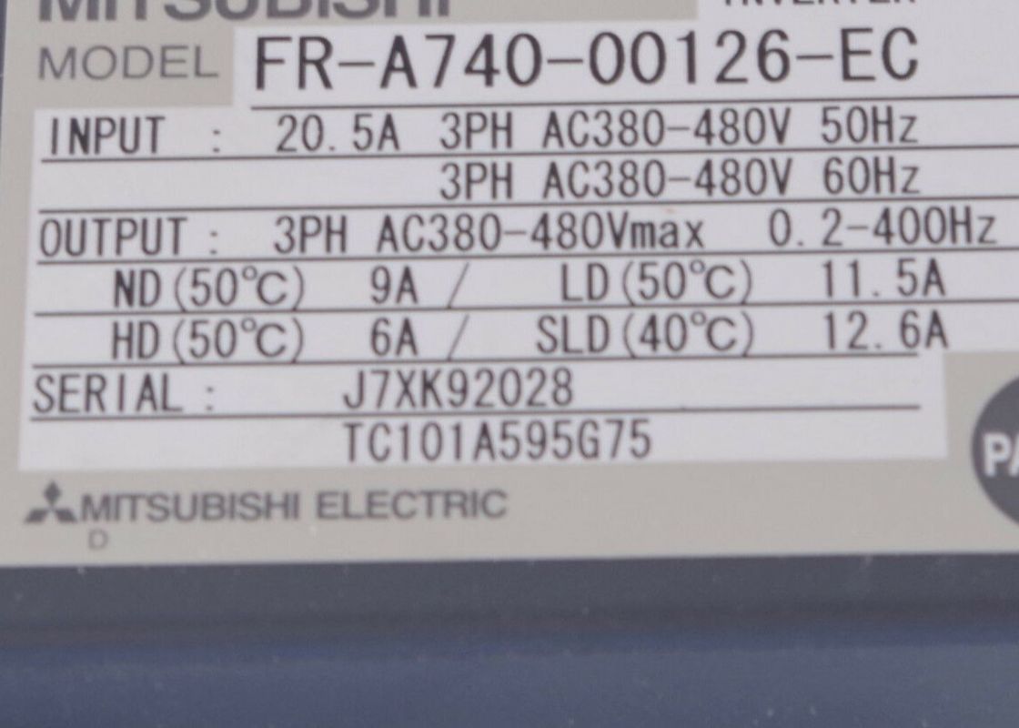 FR-A740-00126-EC brand new and original,5HP 3.7KW 380/480V 3PHASE 400HZ ...