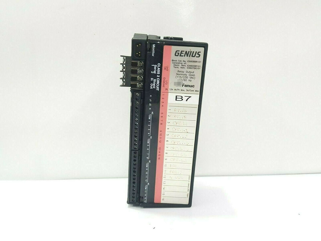 IC660BBR100 GE I/O Module Genius Block Relay Output Normally Closed 16 Circuits