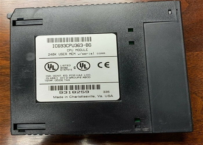 GE FANUC IC693MDL648 TYPICAL SCAN RATE SERIES 90-30 PROCESSOR MODULE