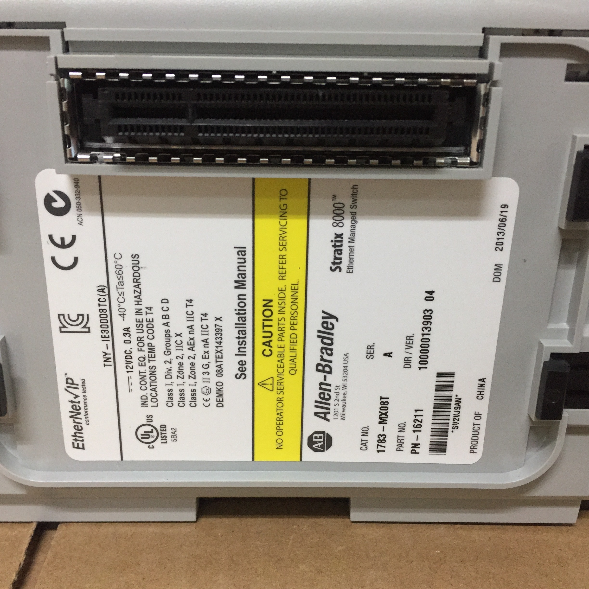 Rockwell 1783-MX08T Ethernet Expansion Module - 8 Port