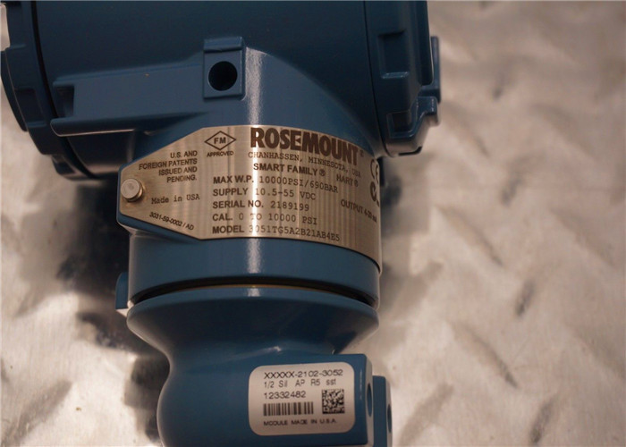 3051TG5A2C21AB4M5E5 -14.7 to 10000PSI Rosemount 3051TG In-Line Gage ...