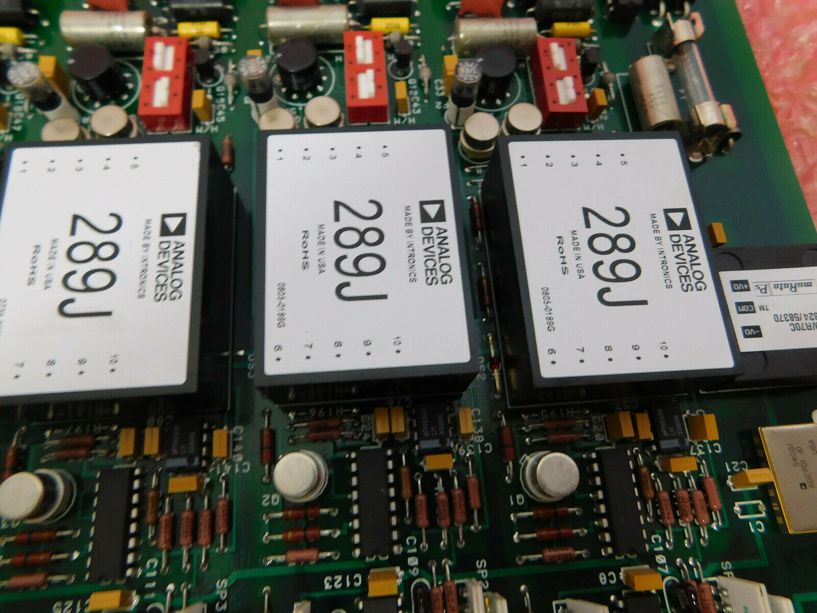 EMERSON 3D21663G01 10 PC Card Output Analog Serial Number Matches Factory