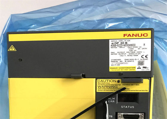 Fanuc 3 Phase AC Servo Drive A06B-6220-H045#H600 AiSP 45 B Servo ...