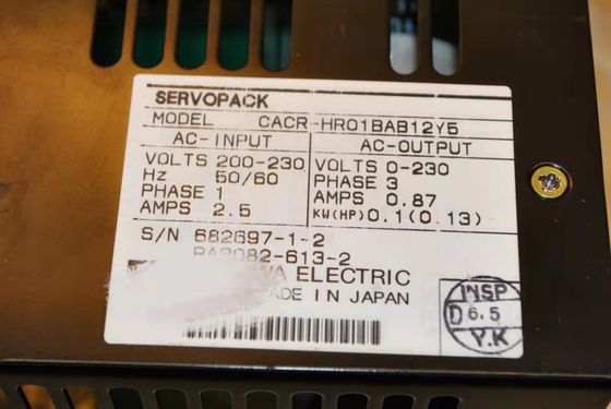 OMRON SGMAS-01ACA2C SERVO MOTOR 200 V 0.91 A 3000 R/MIN 17-bit ...